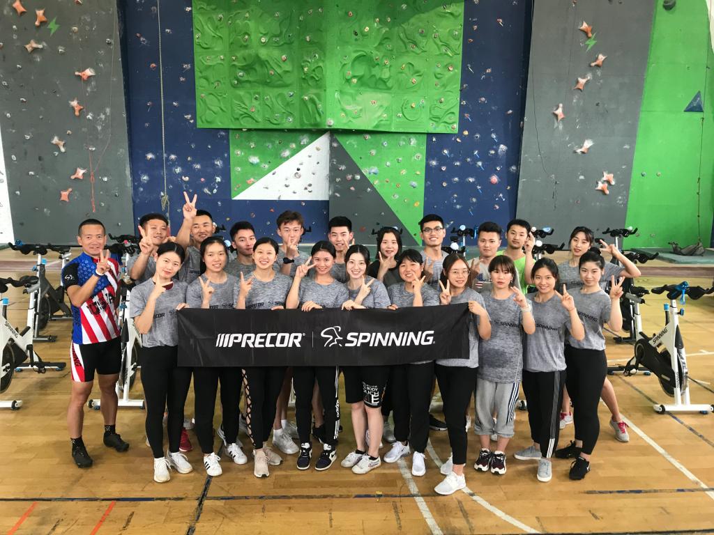 Spinning国际教练员认证培训班在我校开班-上海体育大学